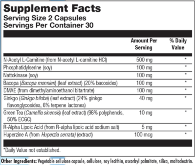 CogniFactors 60 (Caps) Professional Cognitive Function Support* – The ...