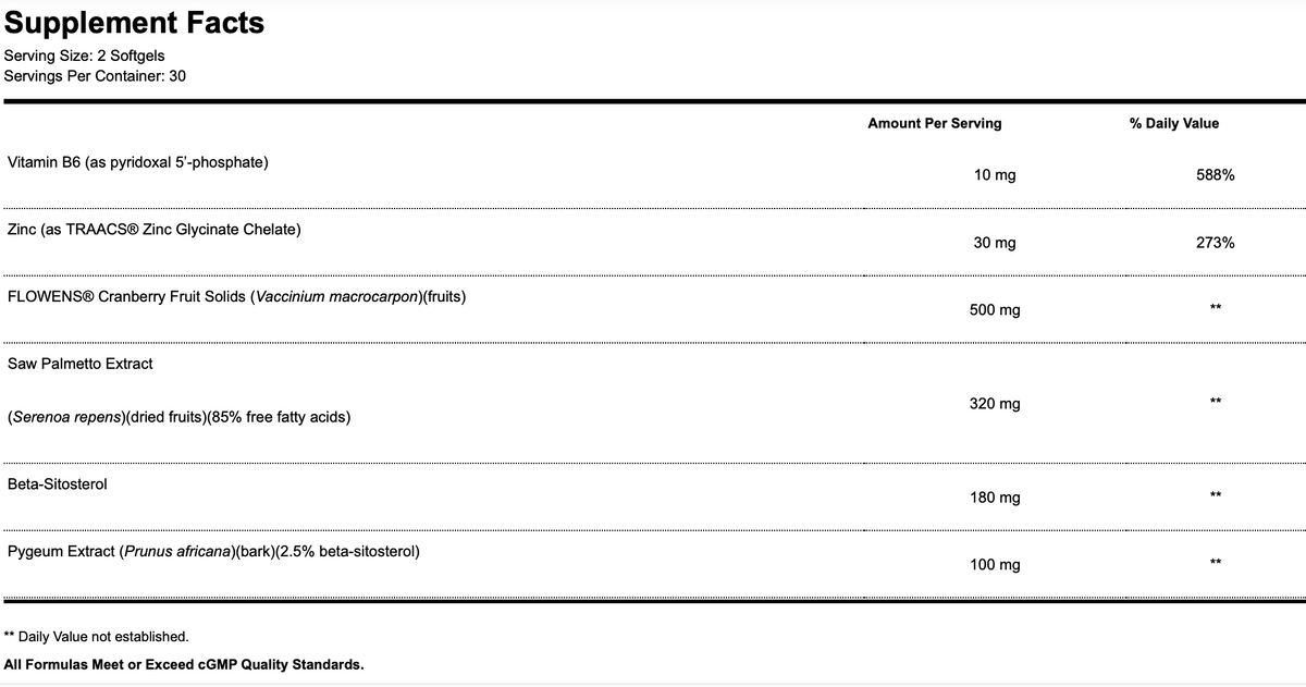 Prostate Flo (60 c) – The Edwards Edge